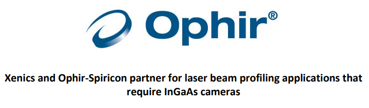 Xenics and Ophir-Spiricon partner for laser beam profiling applications